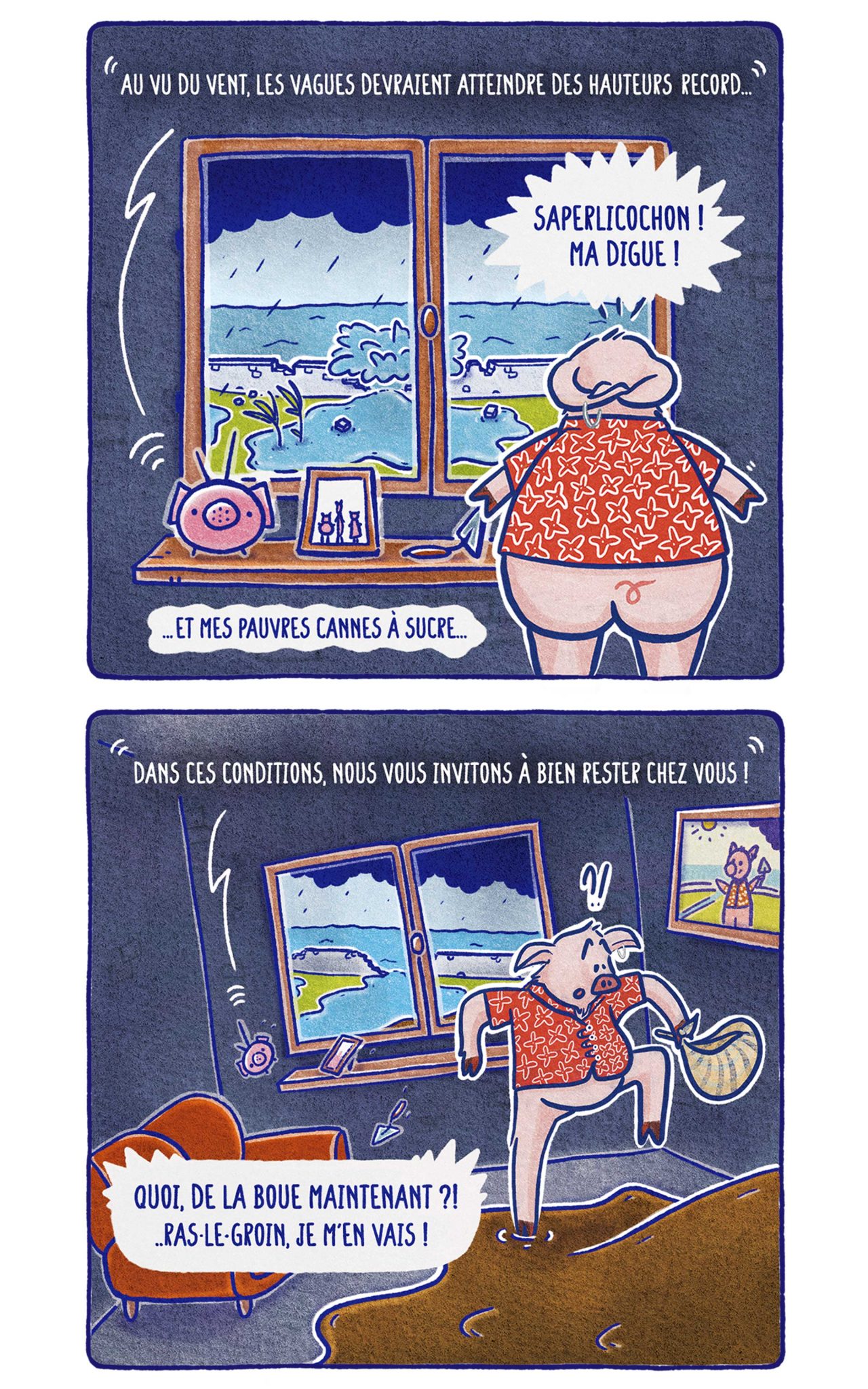 Les trois petits cochons et le grand méchangement climatique – NBS Comics